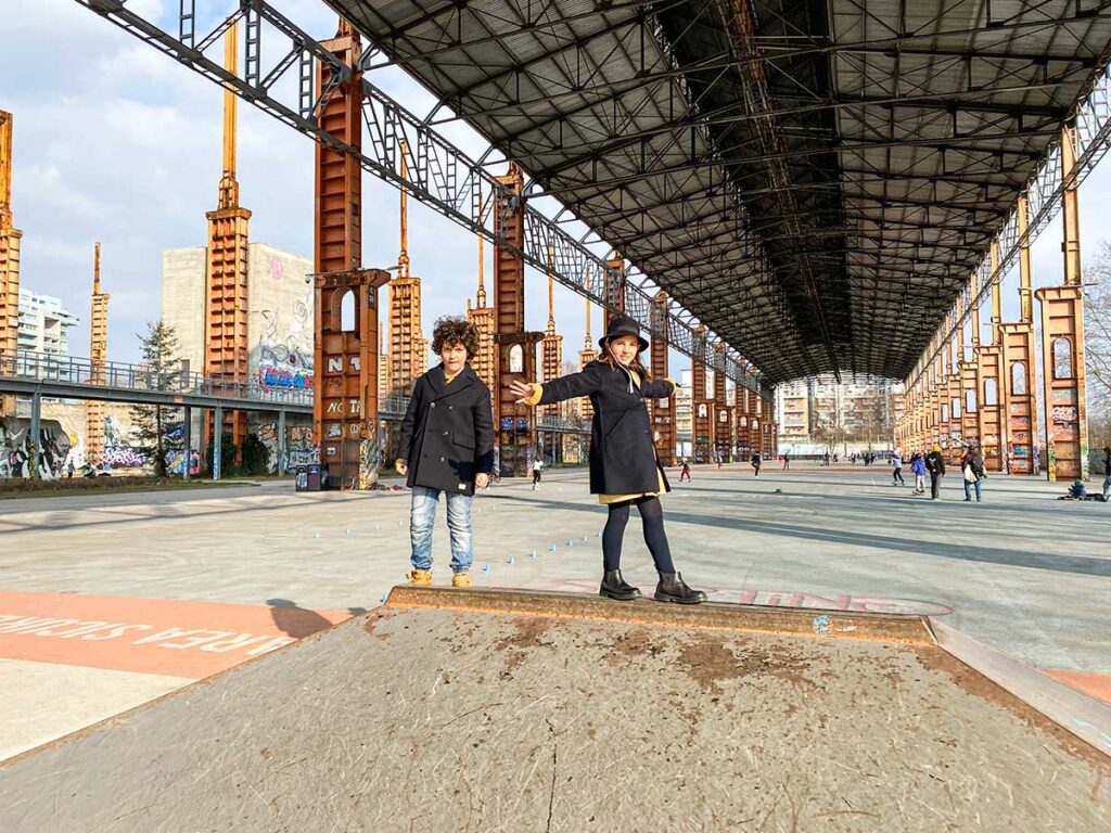 Il Parco Dora Torino, dove si corrre sugli skate in un bosco d'acciao ...