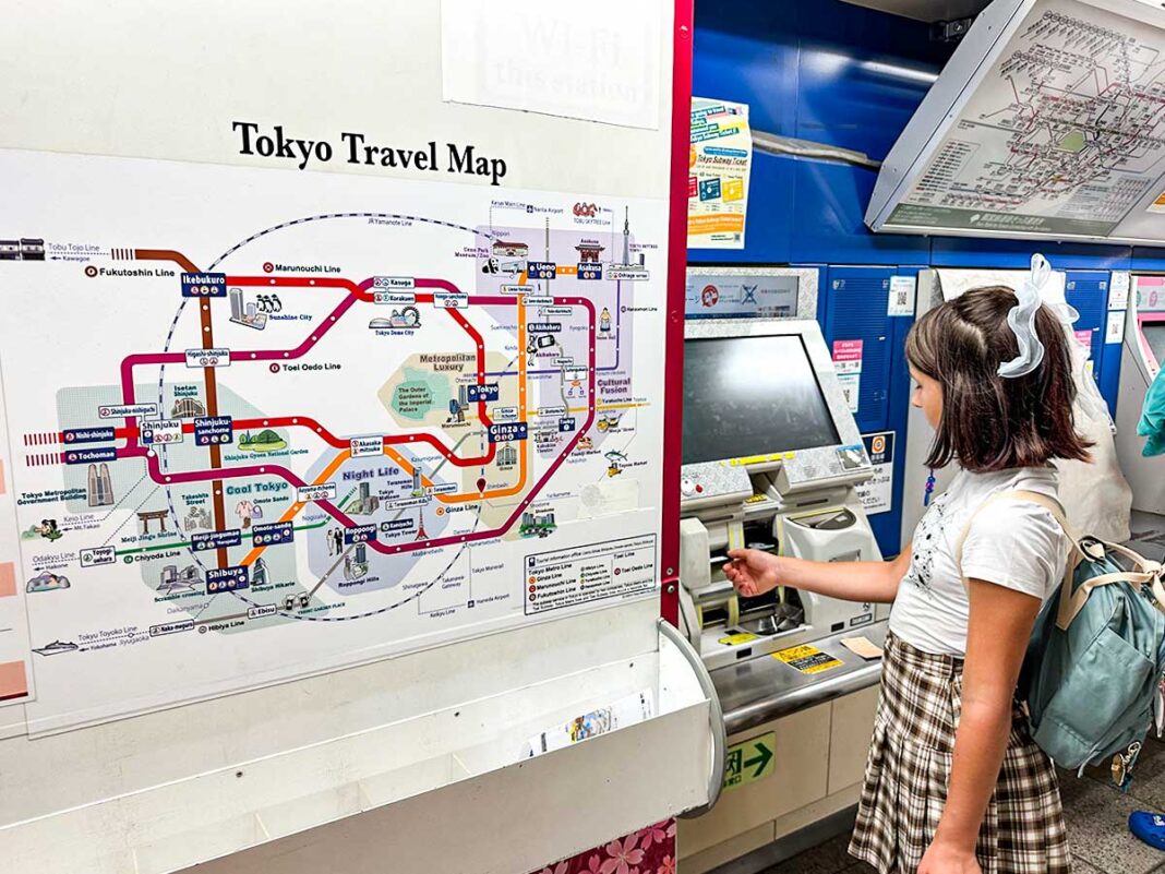Prendere la metro a Tokyo, la mappa e tutti i trucchi - Viaggiapiccoli