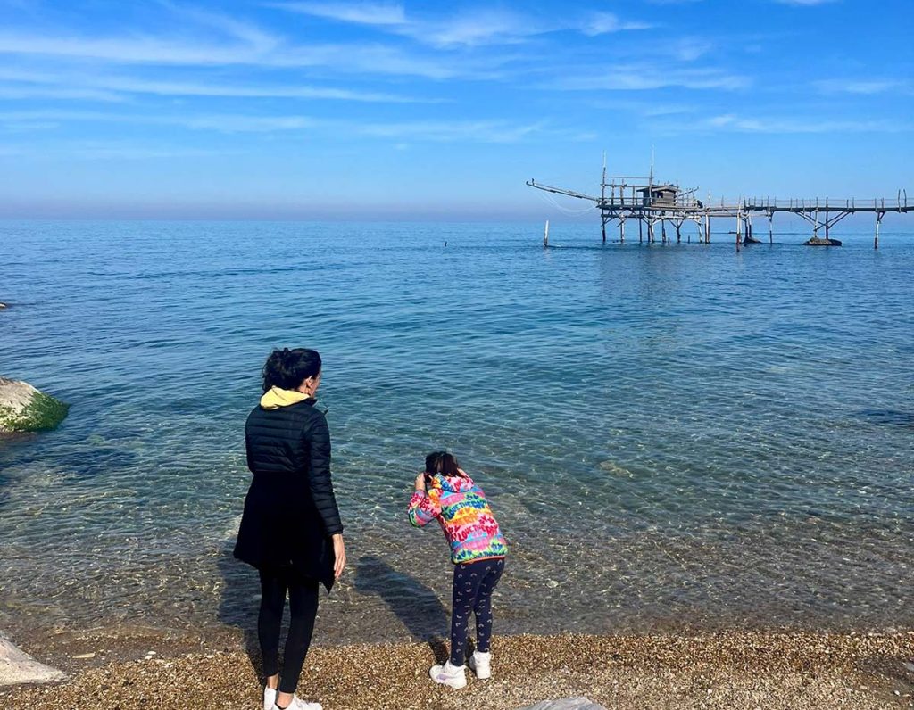 Pista ciclabile della costa dei Trabocchi mappa e noleggio bici